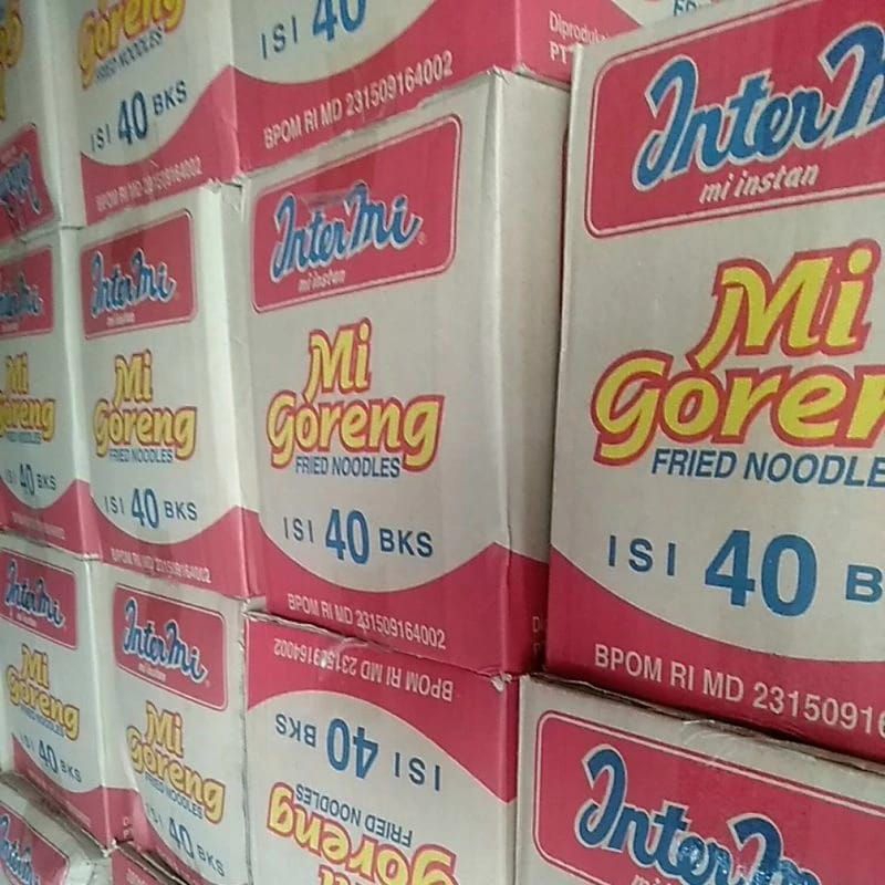 Jual 1 DUS INTERMIE INTER MIE KARTON 40 BUNGKUS-Intermie Goreng 1 Dus ...