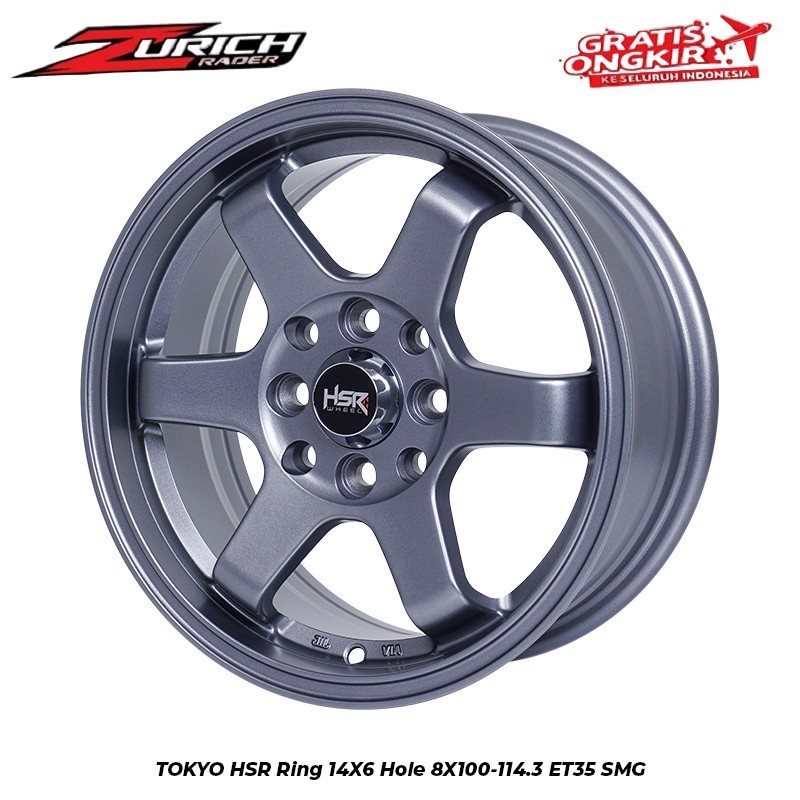 Jual Velg Mobil Ring 14 Hsr Tokyo Pelek R14 Te37 Untuk Starlet Wagon ...