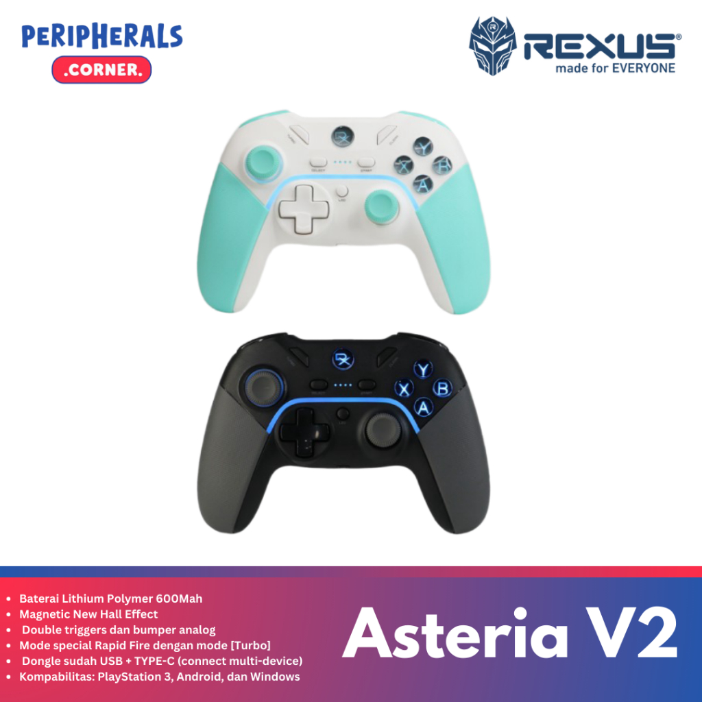 Jual Rexus Daxa Asteria V2 Gen 2 AX 1 - Gamepad Joystick | Shopee Indonesia