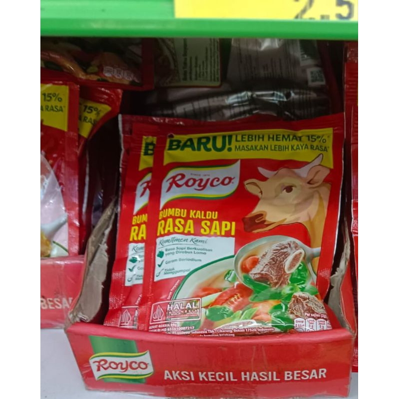 Jual royko bumbu kaldu rasa sapi 94gr | Shopee Indonesia