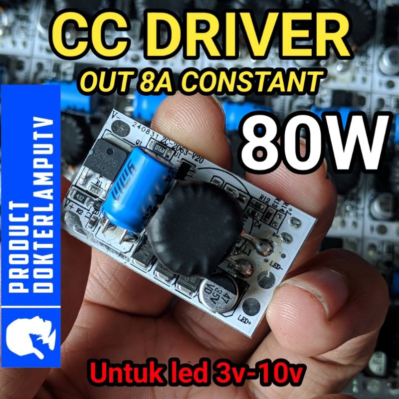 Jual CC DRIVER UPGRADE WATT PROJI BILED PROJECTOR DLL INPUT 12V-26VDC ...