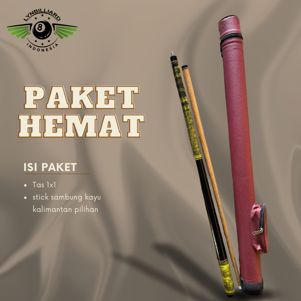 Jual STICK BILLIARD CUSTOM SEPAKET SUDAH DENGAN TAS 1X1 stik billiar ...