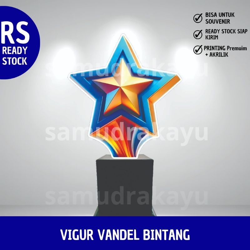 Jual VANDEL BINTANG/PIALA PERLOMBAAN MODEL BINTANG/VANDEL CUSTOM MURAH ...