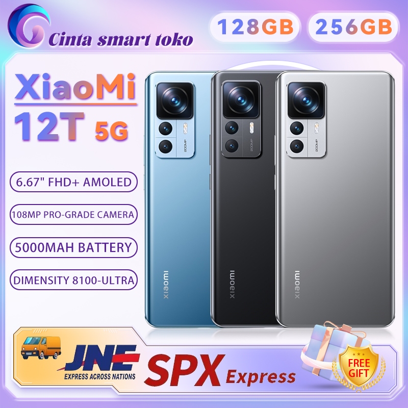 Jual XIAOMI 12T 5G NEW 8/256GB 128GB Fullset ORIGINAL100% NFC Dimensity ...