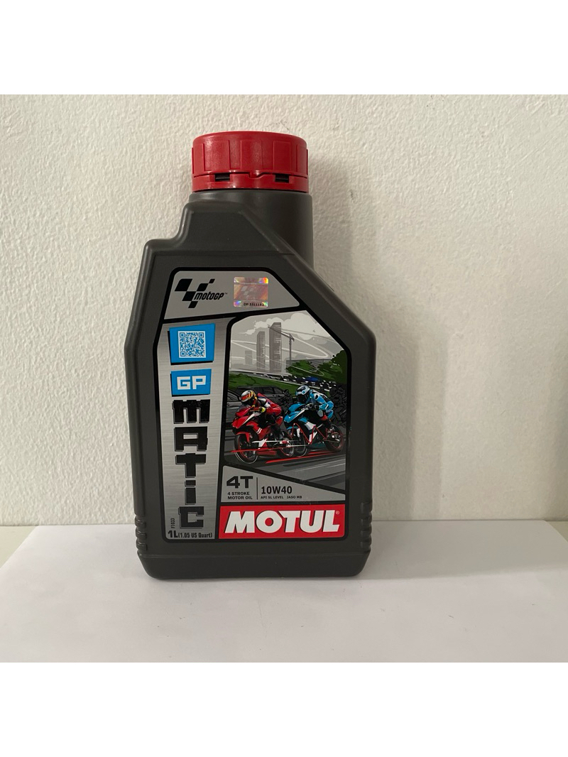 Jual MOTUL GP MATIC 10W-40 1L 4T - Oli Mesin Motor 4-Tak [ORIGINAL] | Shopee Indonesia