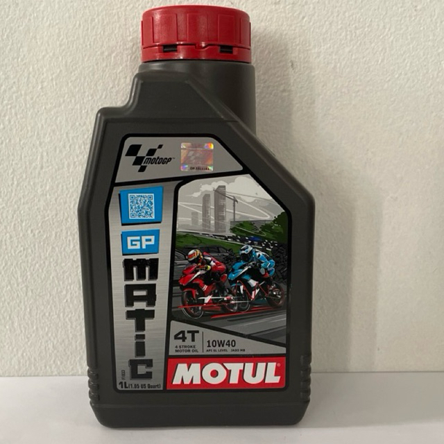 Jual MOTUL GP MATIC 10W-40 1L 4T - Oli Mesin Motor 4-Tak [ORIGINAL] | Shopee Indonesia