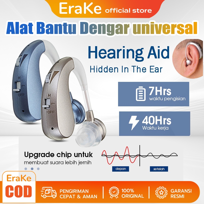 Jual Alat Bantu Dengar Orang Tua Isi Ulang Fungsi GandaFrekuensi Tinggi Dan Rendah Empat Tingkat ...