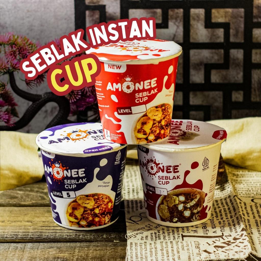 Jual Seblak Cup Instan komplit dengan bumbu dan sambel chili oil seblak ...