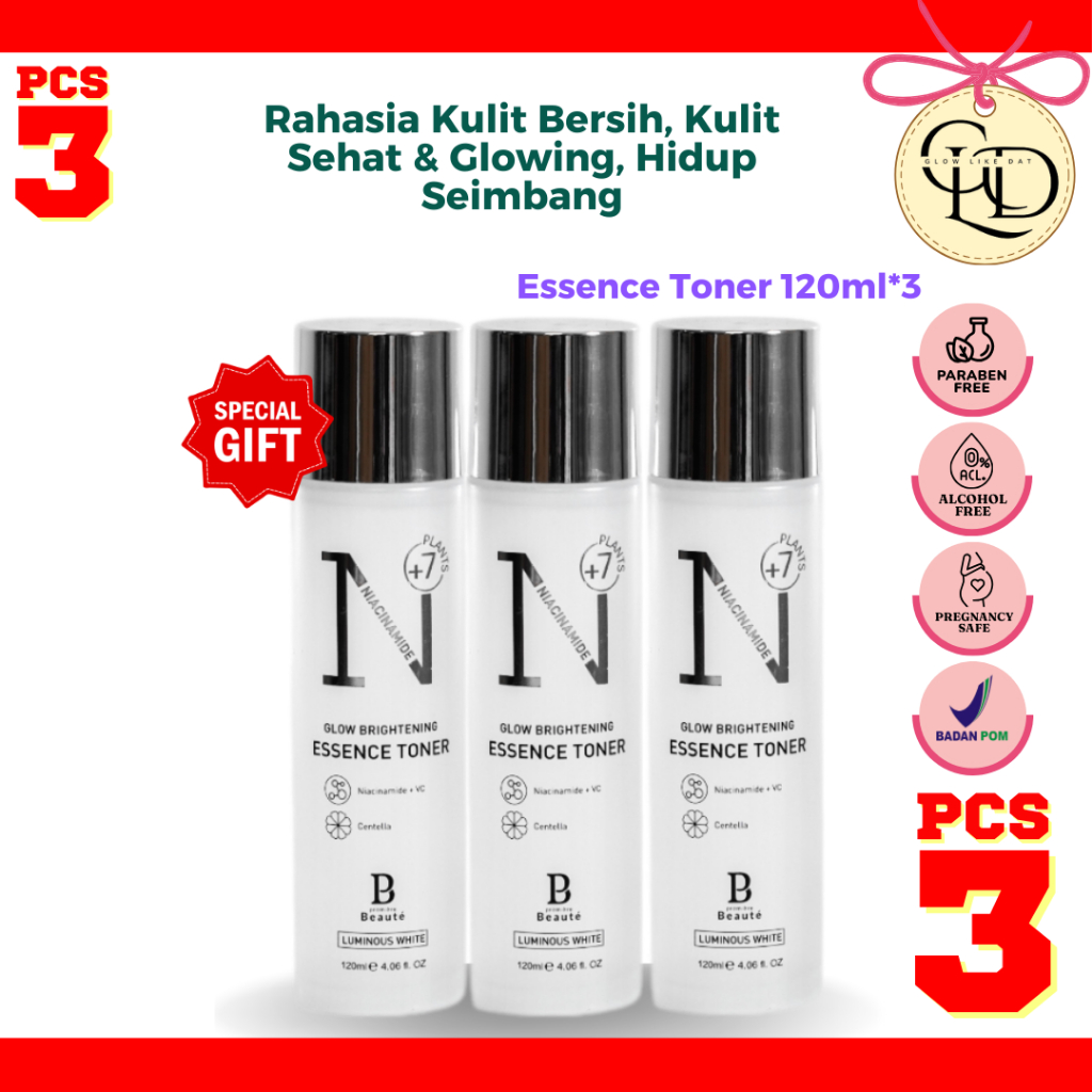 Jual Glow Brightening Series Essence Toner Niacinamide Centella 120ml ...
