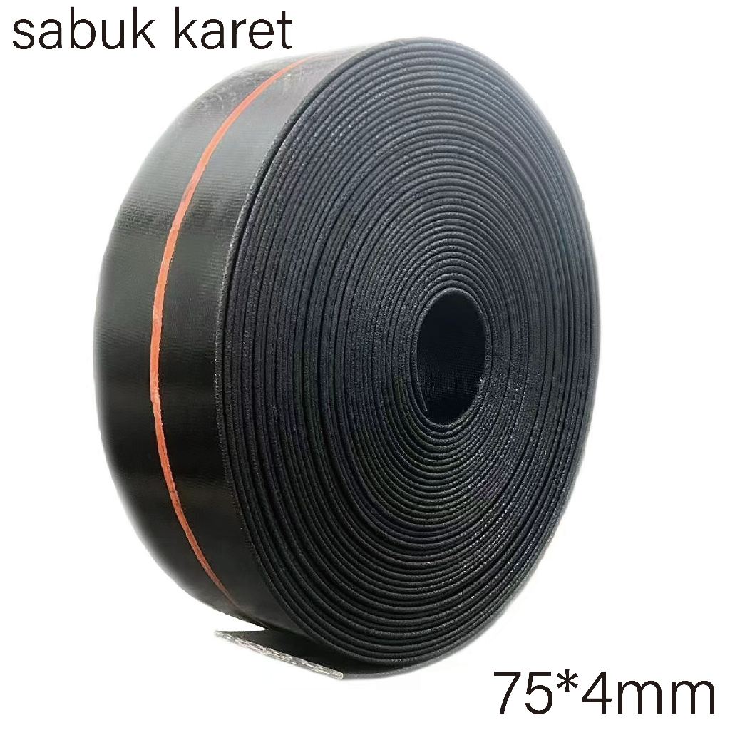 Jual 75*4mm Sabuk konveyor industri sabuk datar karet yang tahan aus ...