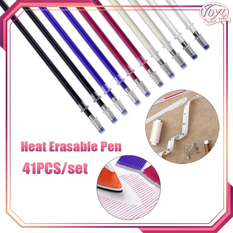 Jual 40pcs Heat Erasable Pen High Temperature Pen Pola Panas Pen ...