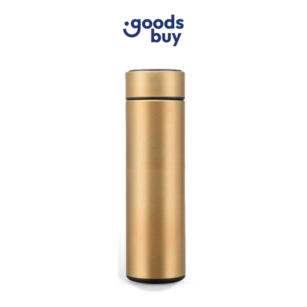Jual Tumbler Stainless Steel dengan Temperatur Suhu Led Digital Gold ...