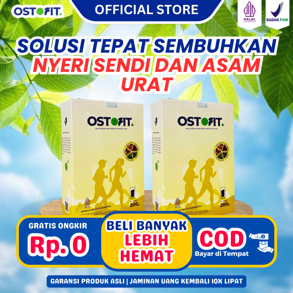 Jual OSTOFIT - 2 BOX SUSU HERBAL SEMBUHKAN NYERI SENDI | Shopee Indonesia