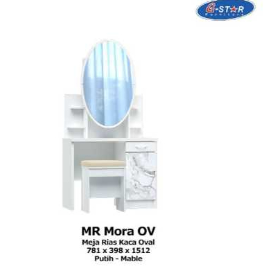 Jual Meja Rias Olympic Gstar MR MORA Dressing Table Kaca Cermin Rias ...
