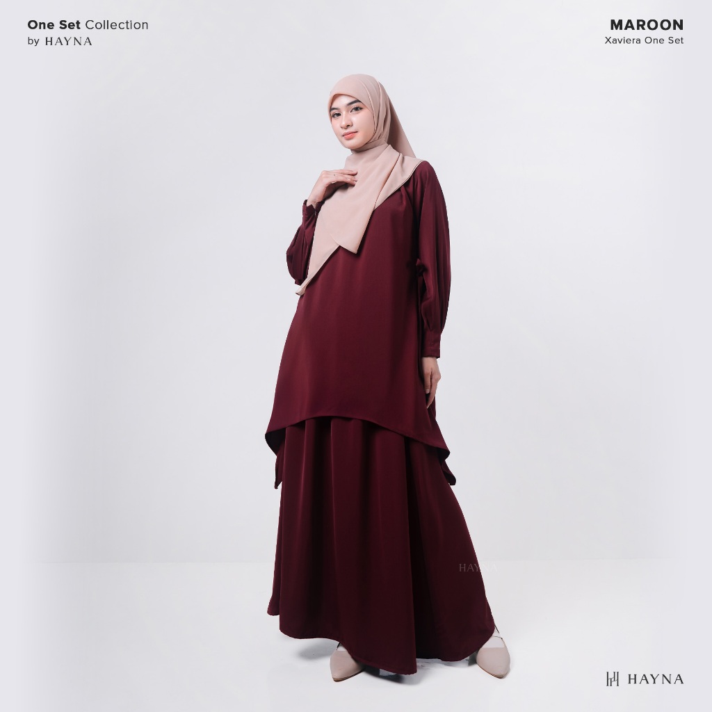 Jual HAYNA Xaviera One Set Tunic (All Colors) - Setelan Tunik Rok ...