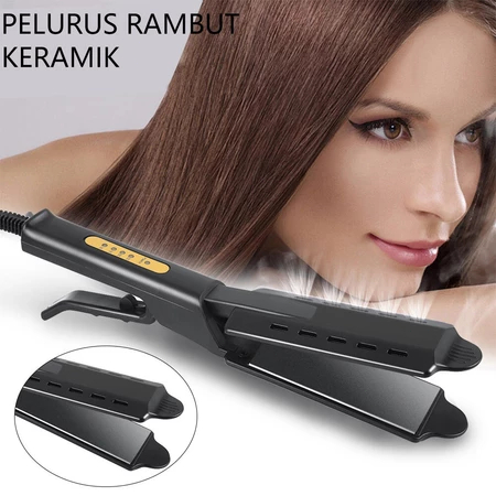 Jual Pelurus Rambut Pelat Lebar Pelurus Rambut Profesional Catok Datar ...