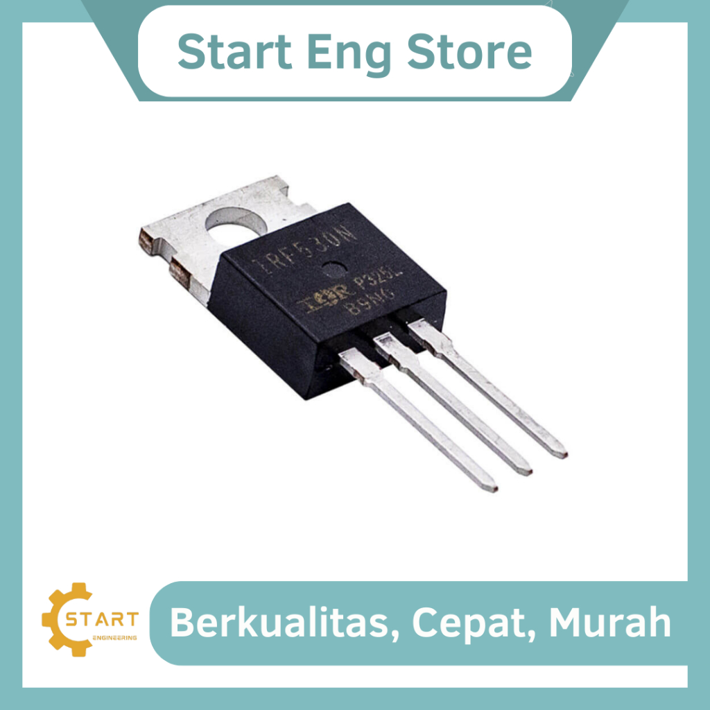Jual IRF530 TO-220 100V 14A N-CHANNEL TRANSISTOR MOSFET | Shopee Indonesia