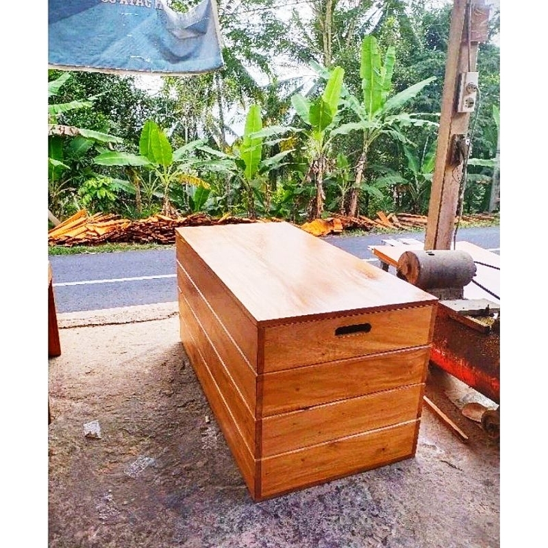 Jual wooden crate box penyimpanan kayu kursi kayu 150x50x50 | Shopee ...
