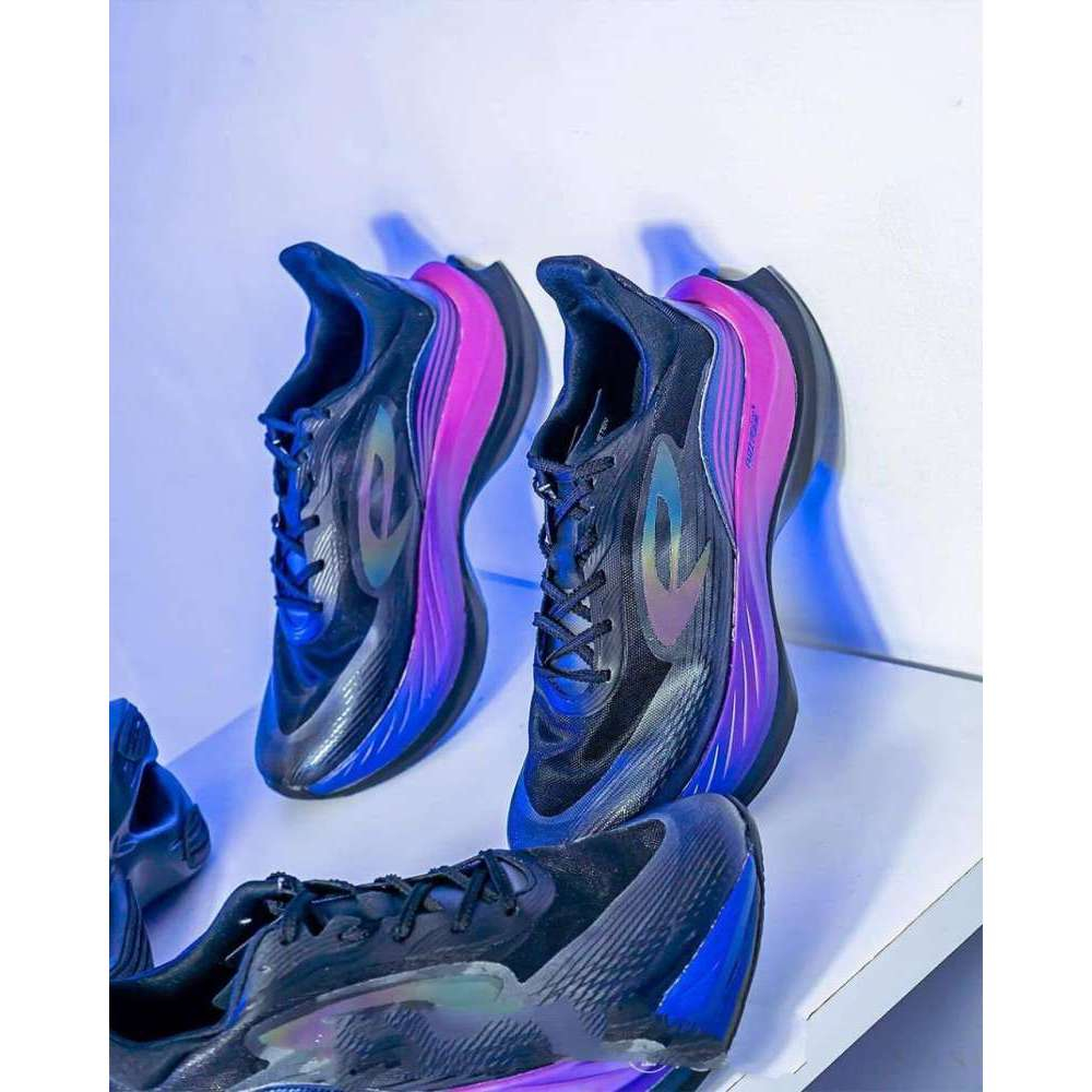 Jual 910nineten HAZE PRO DWP sepatu road running - HITAM UNGU PINK OREN ...