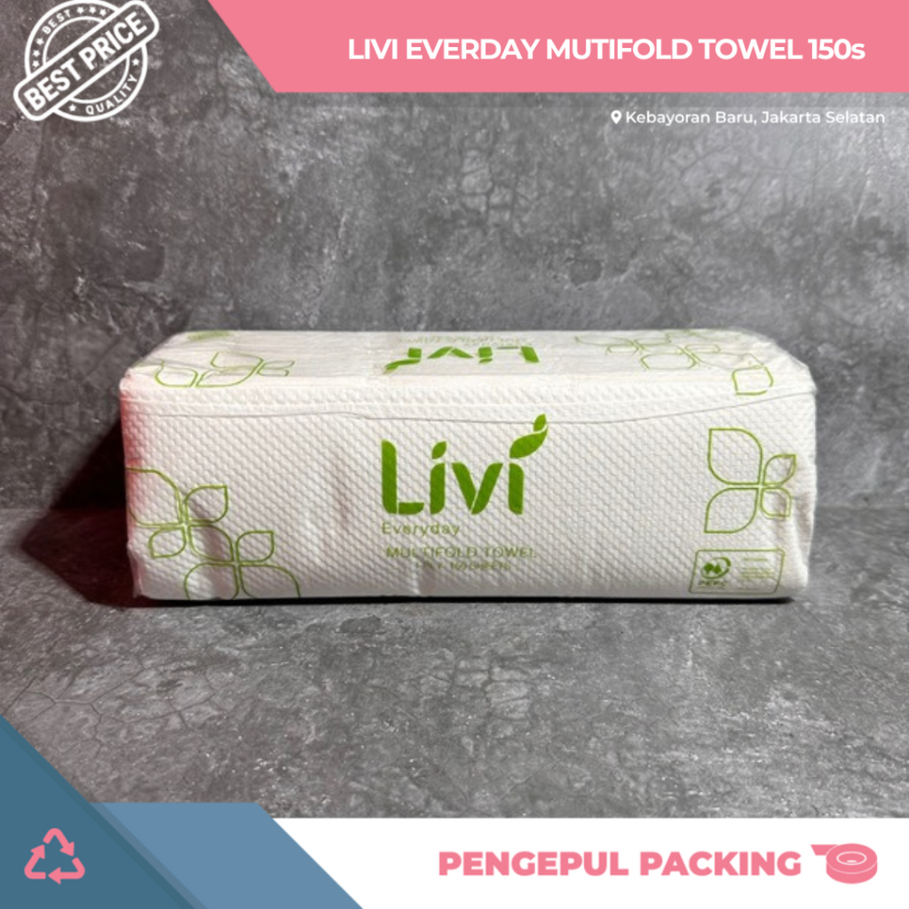 Jual Tissue LIVI EVERYDAY Multifold Towel 150s (HAND TOWEL) | Shopee ...