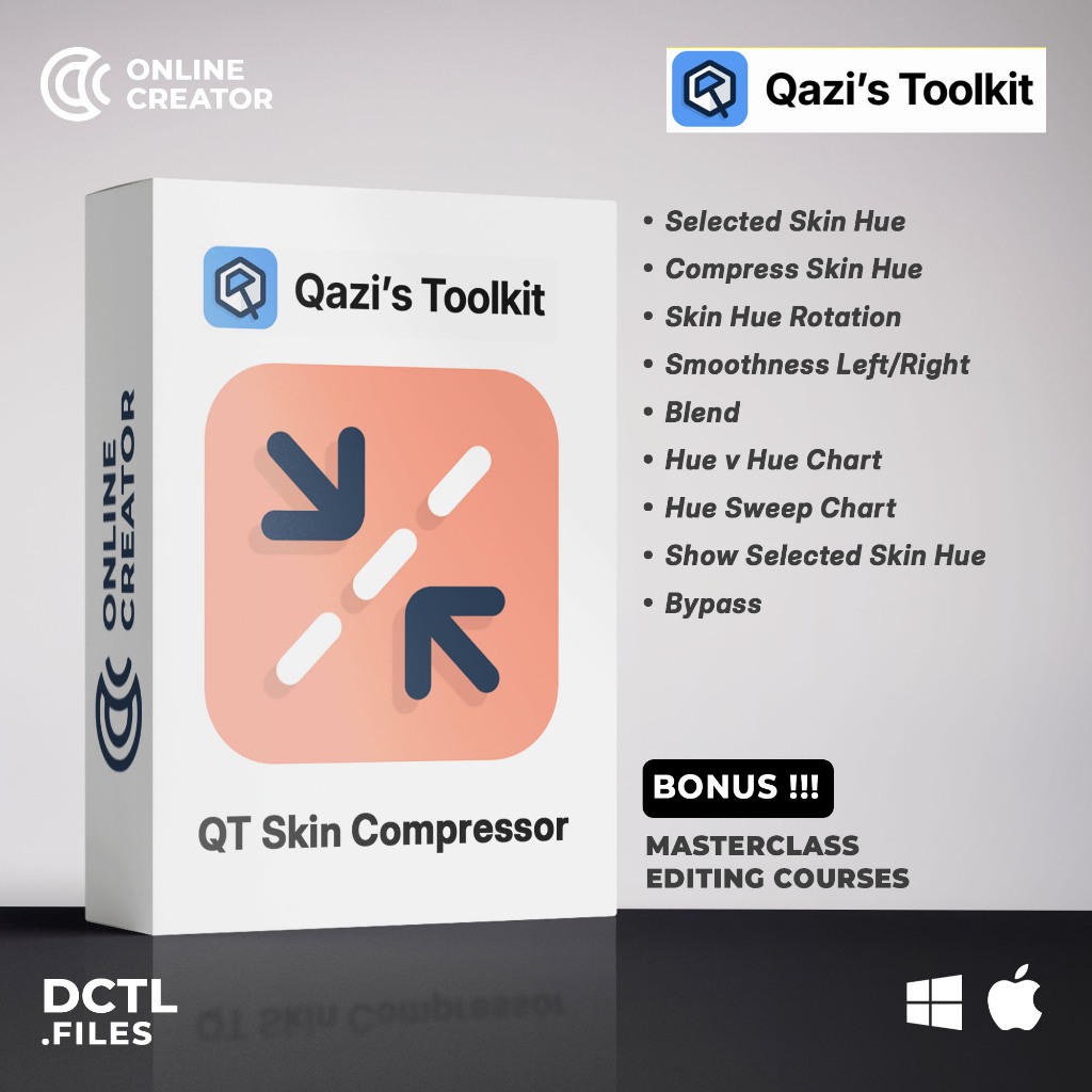 Jual QT Skin Compressor DCTL Waqaz Qazi Toolkit | Shopee Indonesia