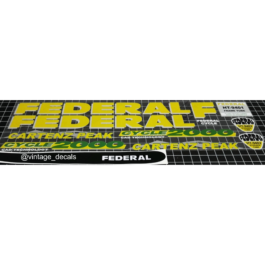 Jual sticker sepeda federal CARTENZ PEAK | Shopee Indonesia