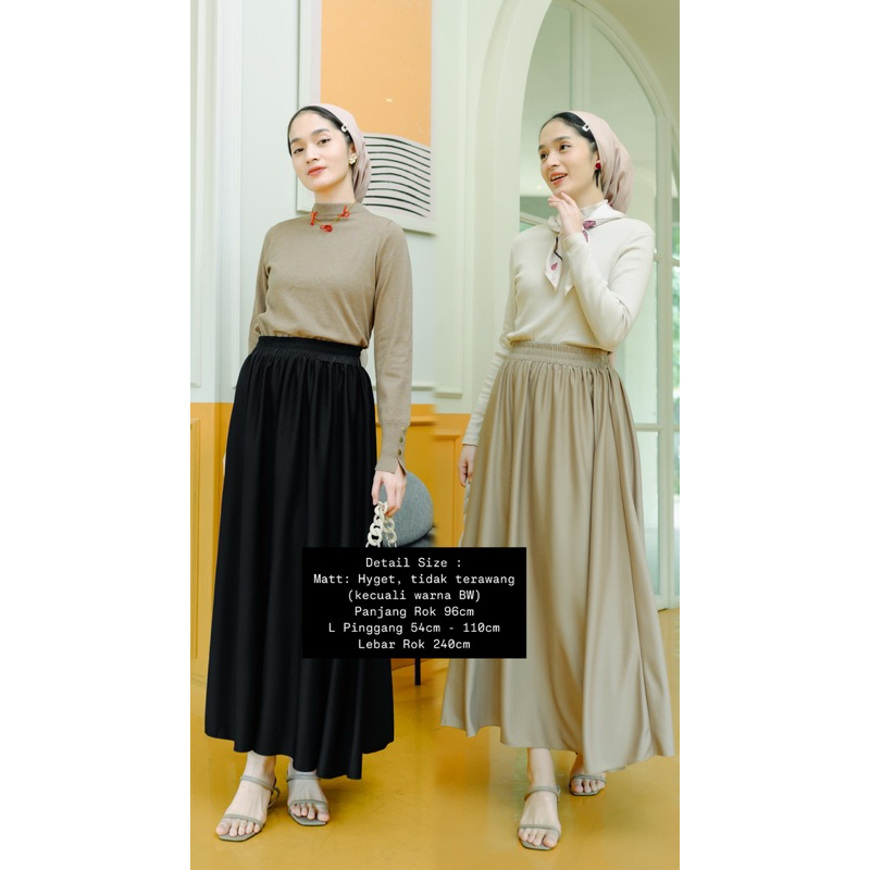 Jual Rok Polos / BELI 3 HARGA GROSIR / Panjang Premium / Rok skirt ...