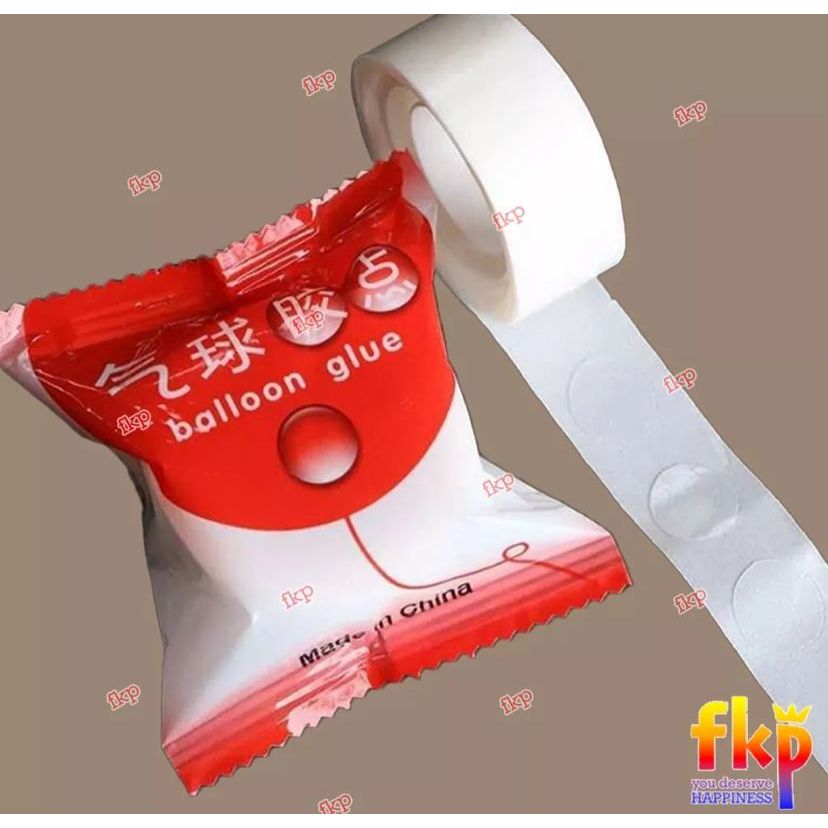 Jual HLSM - Lem Perekat Balon Roll Balloon Glue Tempelan Dekorasi Pesta ...