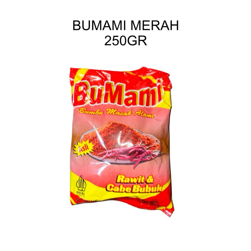 Jual Bumami Merah Rawit & Cabe Bubuk Giling 250GR | Shopee Indonesia