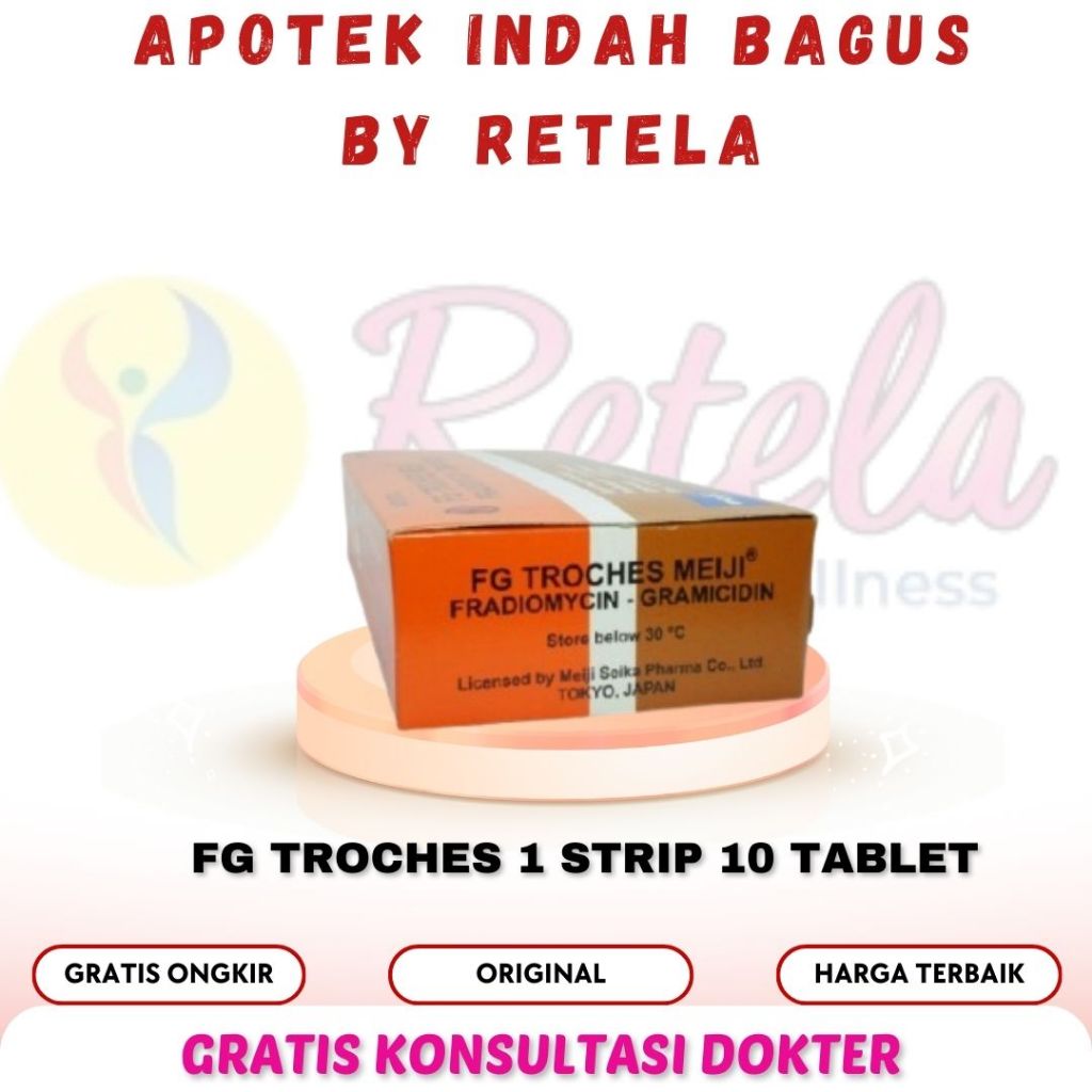 Jual FG TROCHES 1 STRIP 10 TABLET | Shopee Indonesia