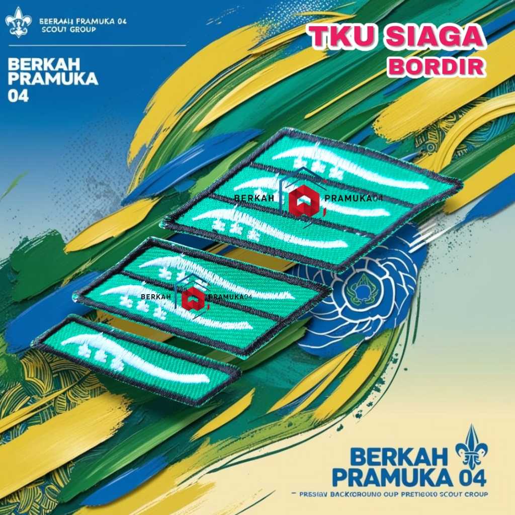 Jual Logo bordir badge bed bet emblem tku tanda kecakapan umum pramuka ...