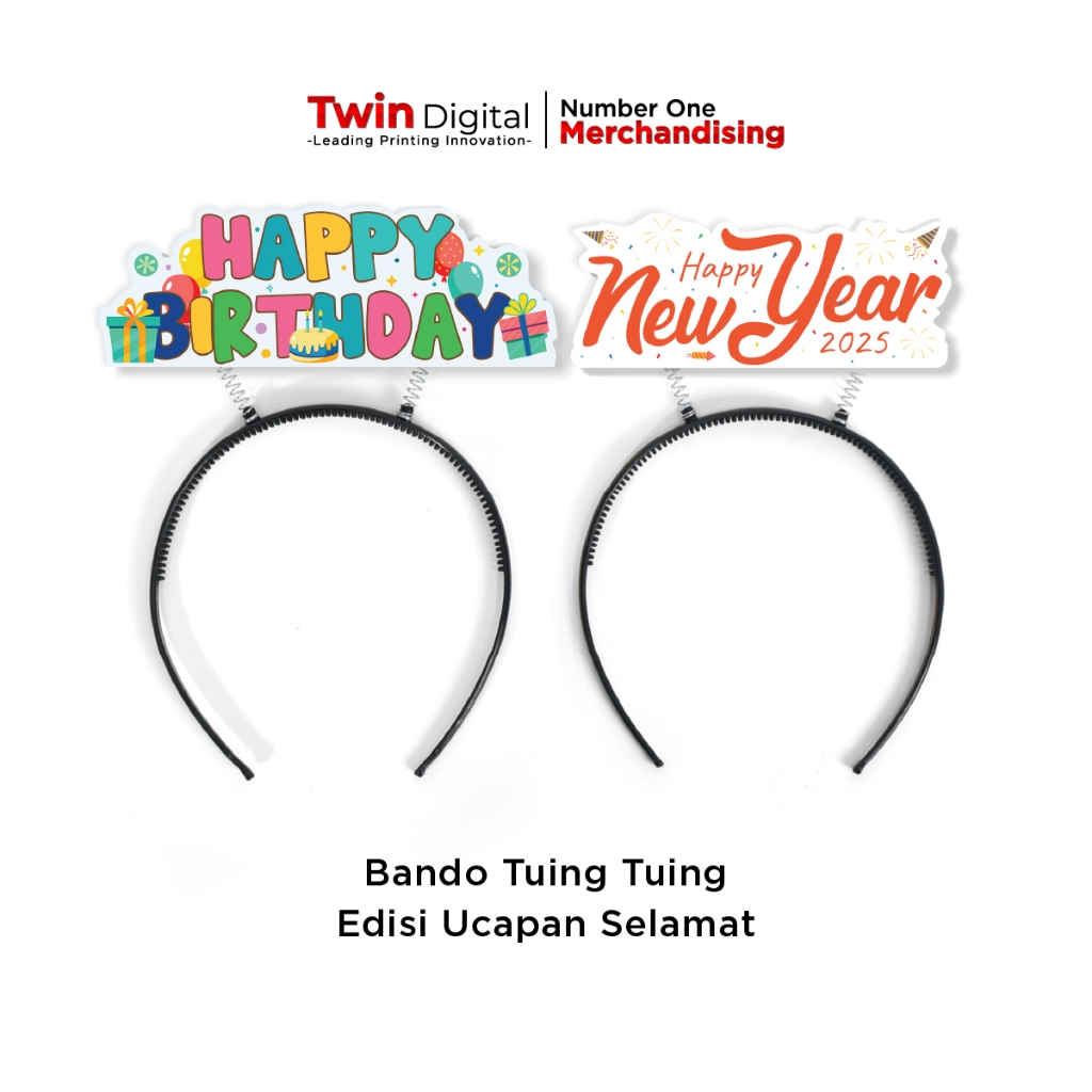Jual Twindigital Custom Bando Ucapan Tuing Tuing / Bando Konser / Bando ...