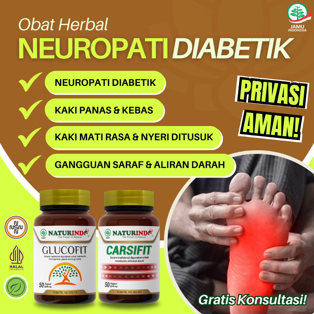 Jual Glucofit - Obat Neuropati Diabetik Kerusakan Gangguan Syaraf ...