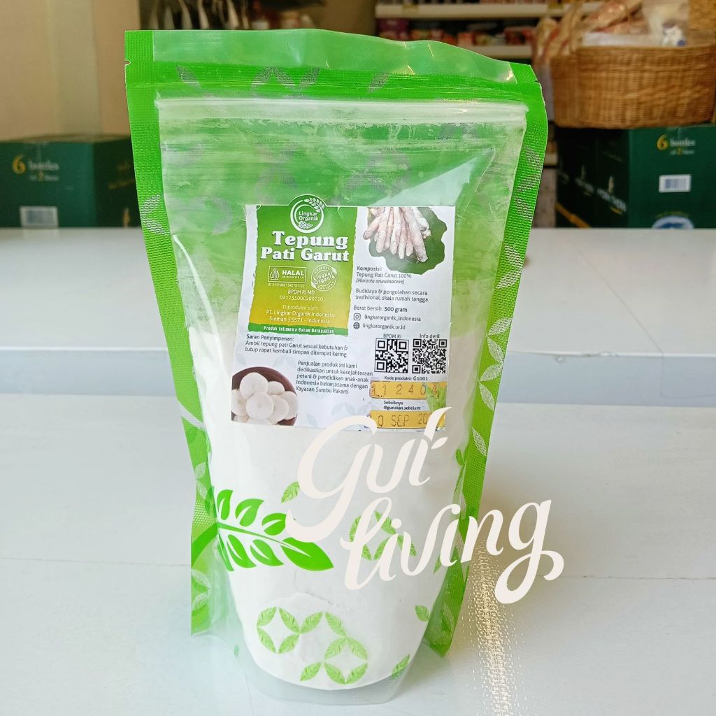 Jual Tepung Pati Garut Arrowroot Lingkar Organik | Shopee Indonesia