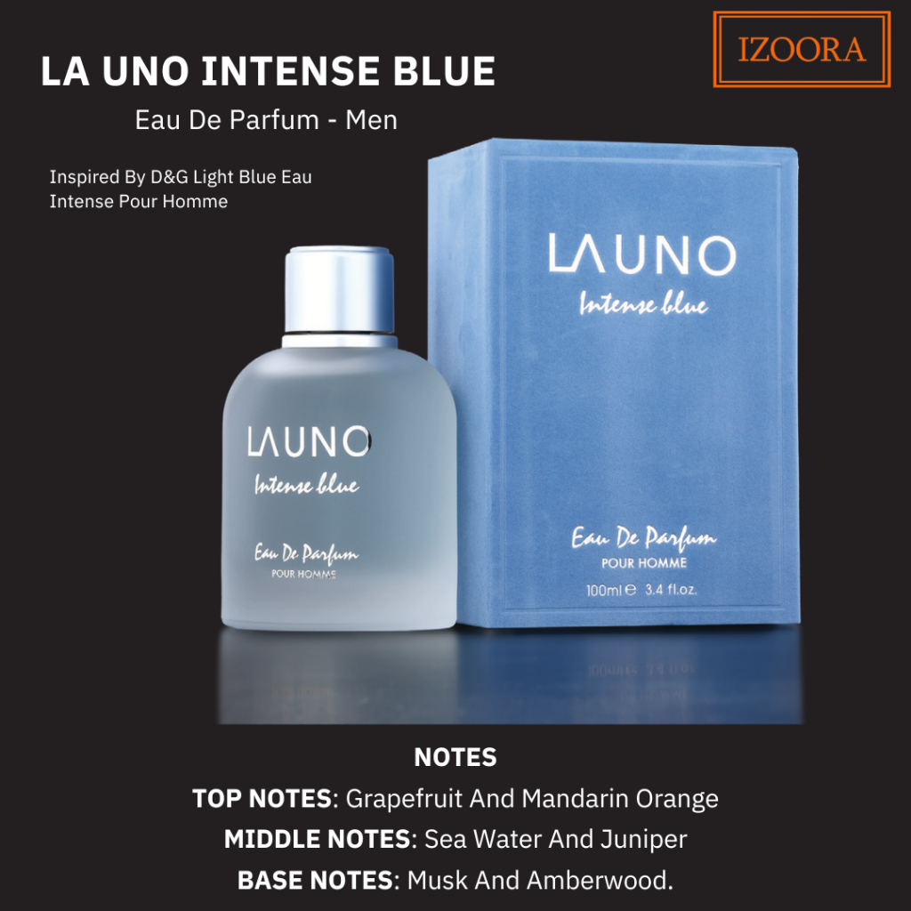 Jual Fragrance World La Uno Intens Blue Pour Homme EDP 100ml | Shopee ...