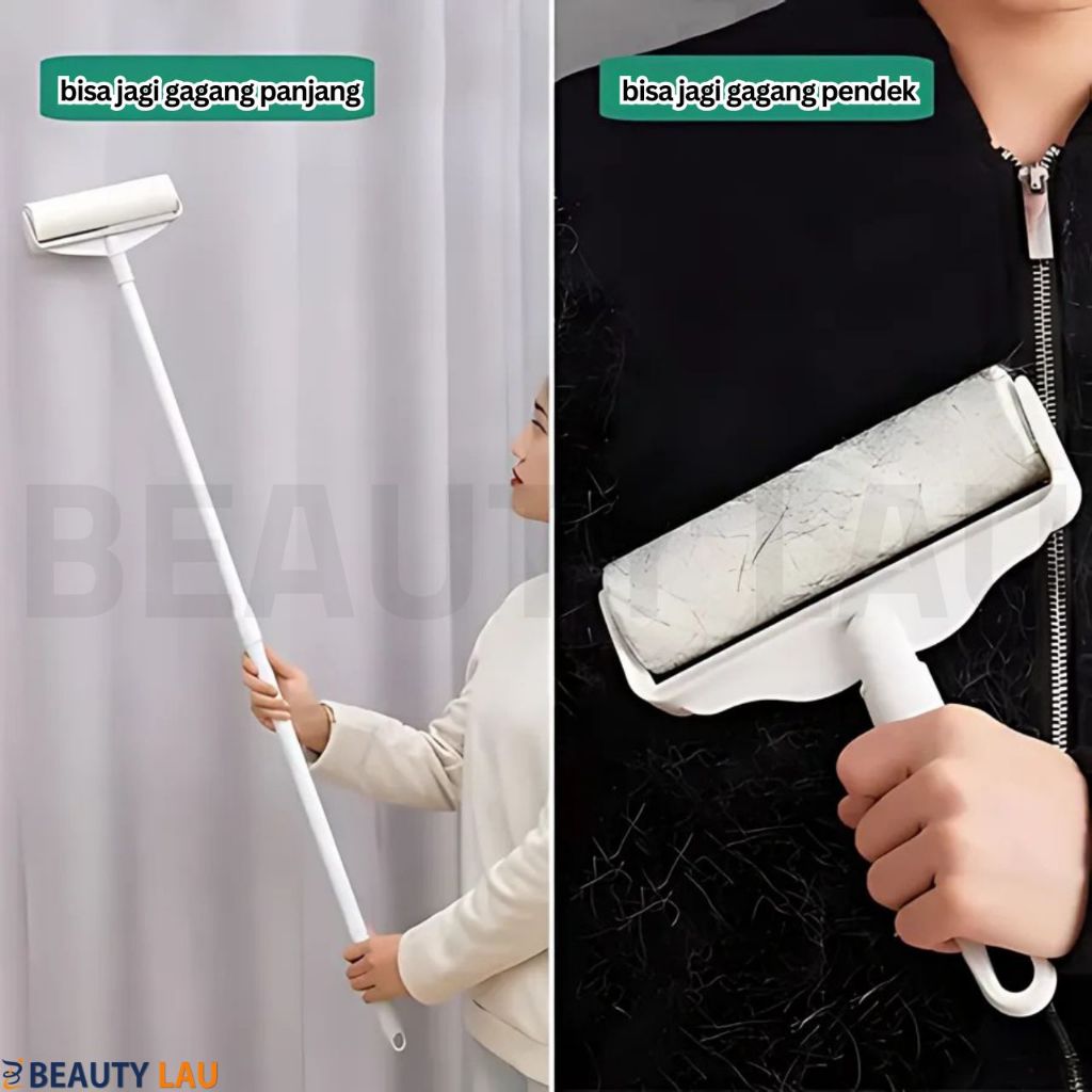 Jual Lint Roller 24cm Sticky Roll Pembersih Bulu Kucing Anjing di ...