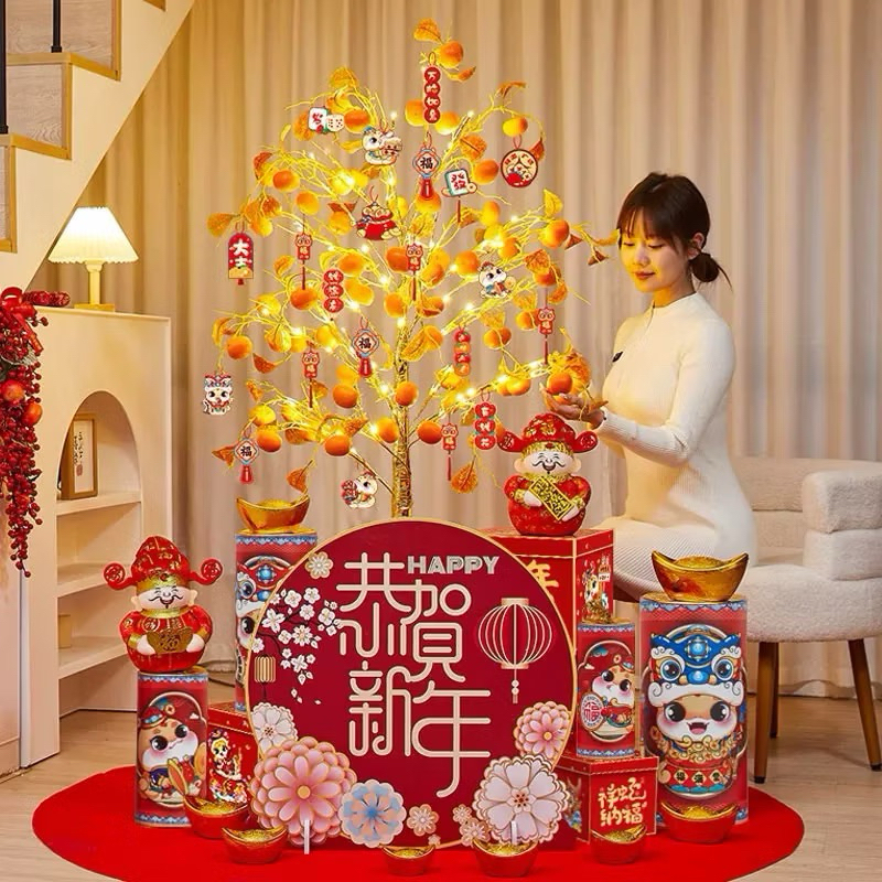 Jual TERBARU POHON IMLEK LED NYALA PERSIMON PEACH SAKURA CHERRY BLOSSOM ...