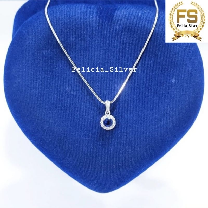 Jual Kalung Perak Asli Silver 925 Lapis Emas Putih Asli Kalung Salib ...