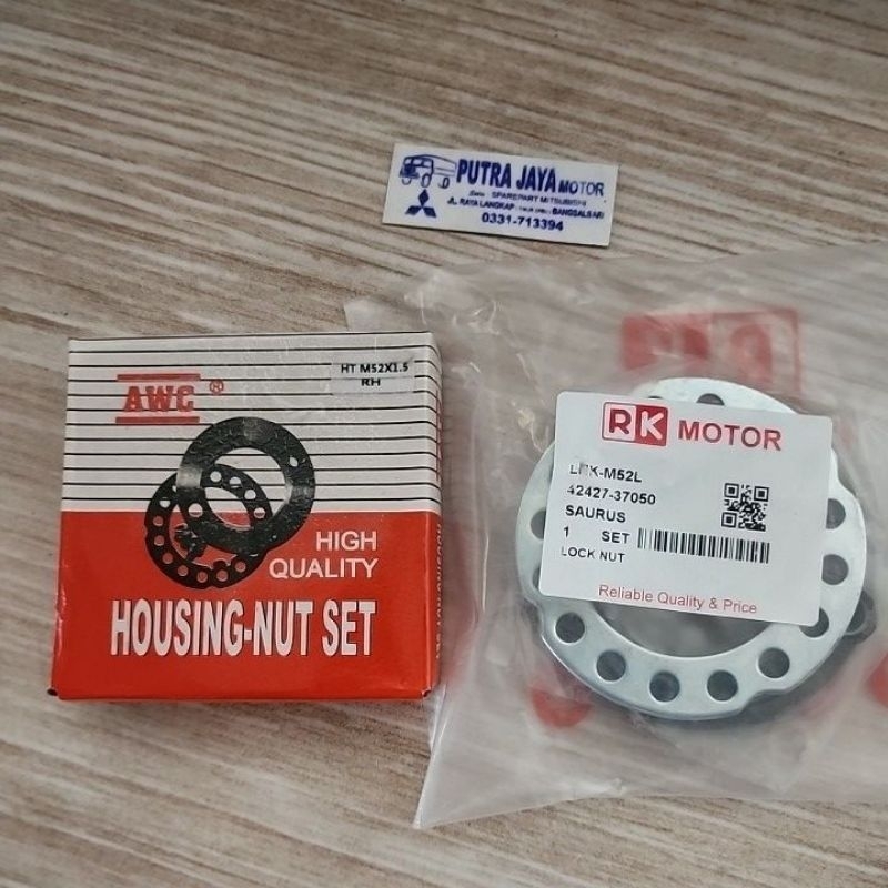 Jual Nut Axle Kit Mur As Roda Belakang Dyna Saurus Hino Dutro RK / AWC ...