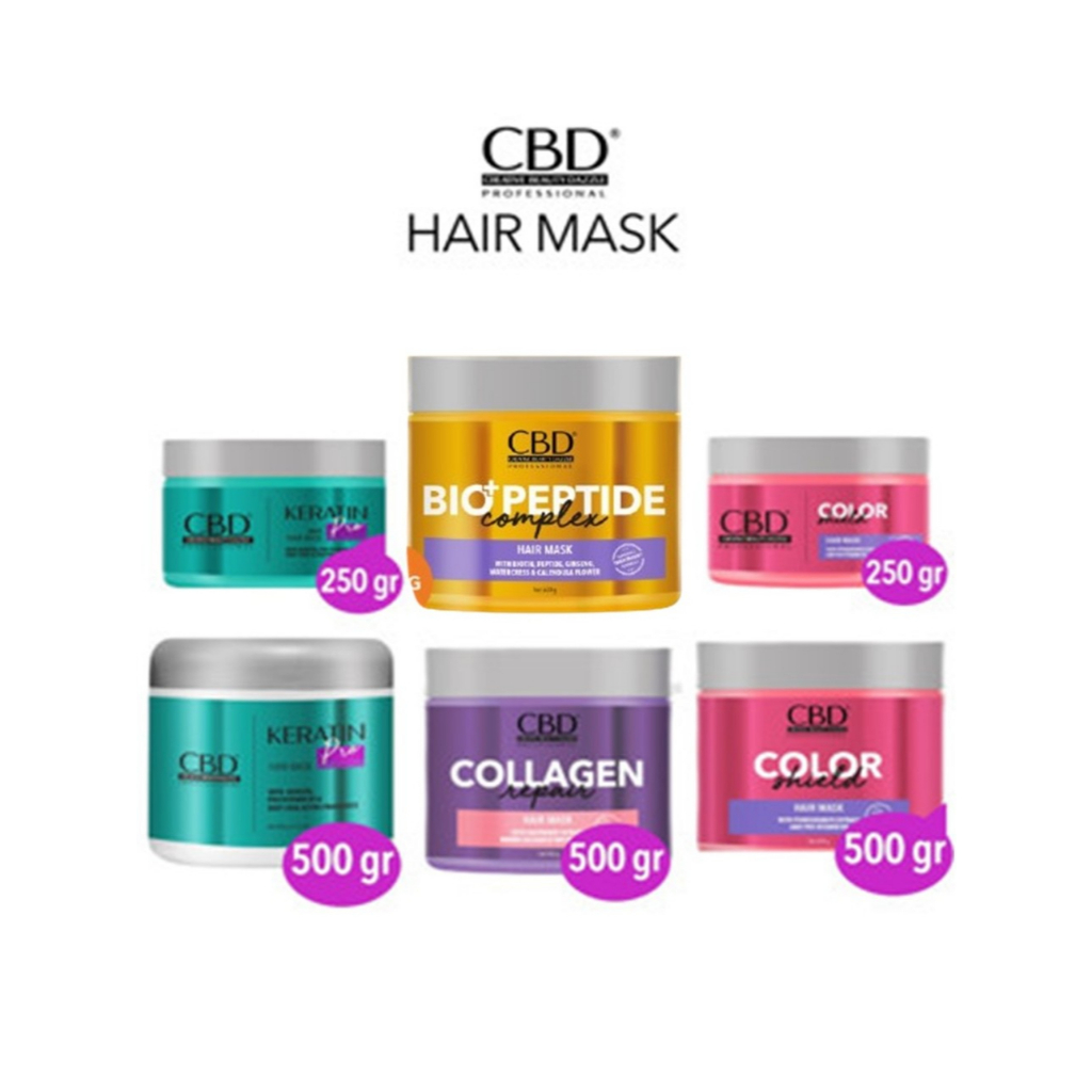 Jual [Gratis Hadiah] Hair Mask CBD Professional Keratin Pro Daily Use ...