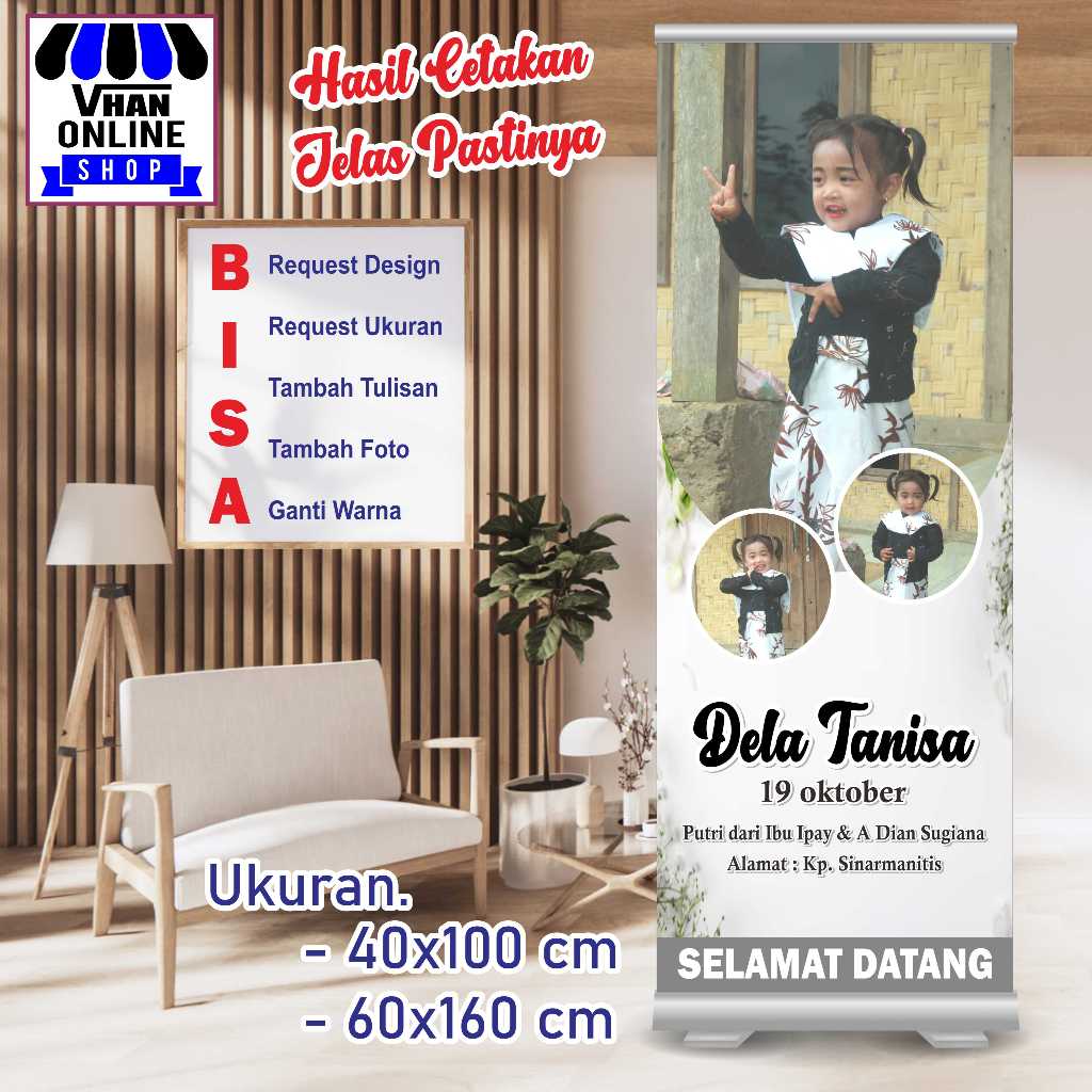 Jual Spanduk Banner Cetak Foto Untuk Acara Hajatan Bahan Kuat | Shopee ...