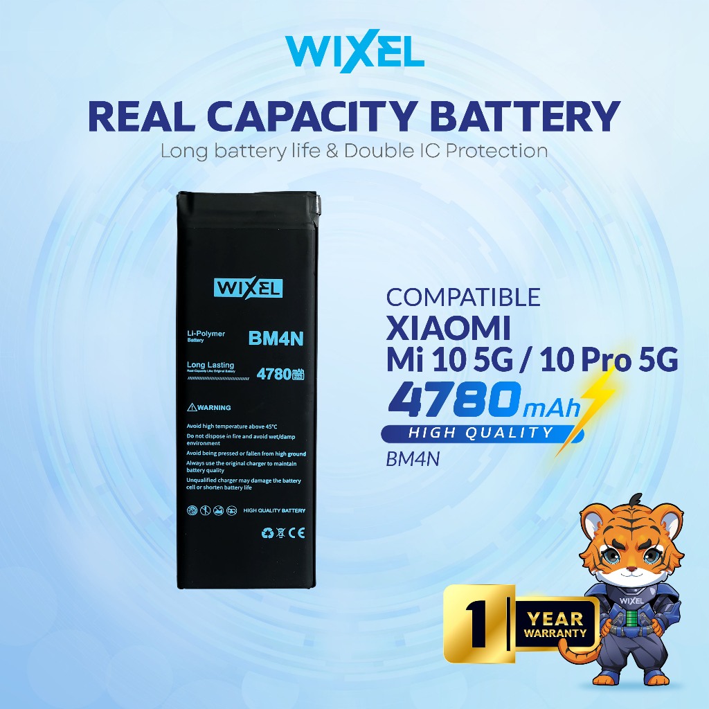 Jual WIXEL Baterai BM4N XiaoMi Mi 10 5G Mi10 Pro Batre Batrai Battery ...