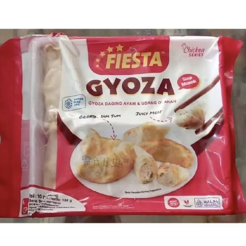 Jual FIESTA GYOZA 180G/GYOZA FIESTA 10 PCS/GYOZA INSTANT FIESTA ISI 10 ...