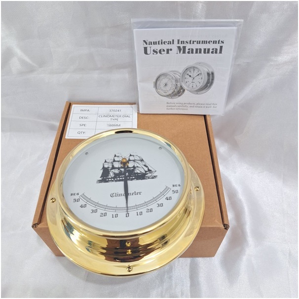 Jual brass base clinometer marine impa 370241 nautical instrument ...