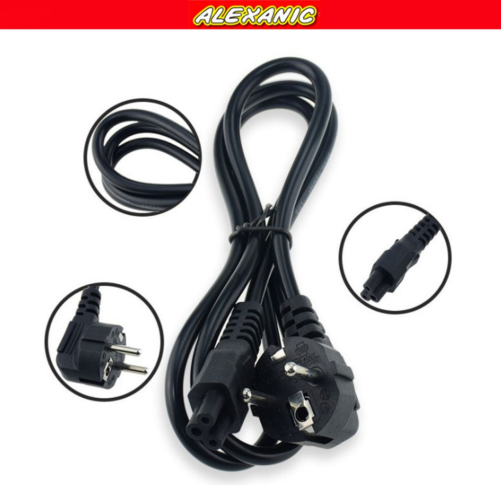 Jual Kabel Power 3 Lubang | Kabel Power C5 | Kabel Listrik 3 Hole ...