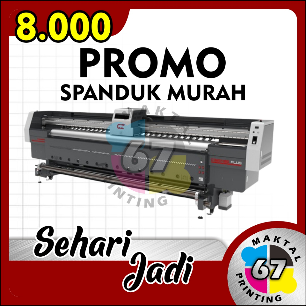 Jual Digital Printing Flexi Frontlite China 250gsm / SPANDUK / BALIGHO / BANER | Shopee Indonesia