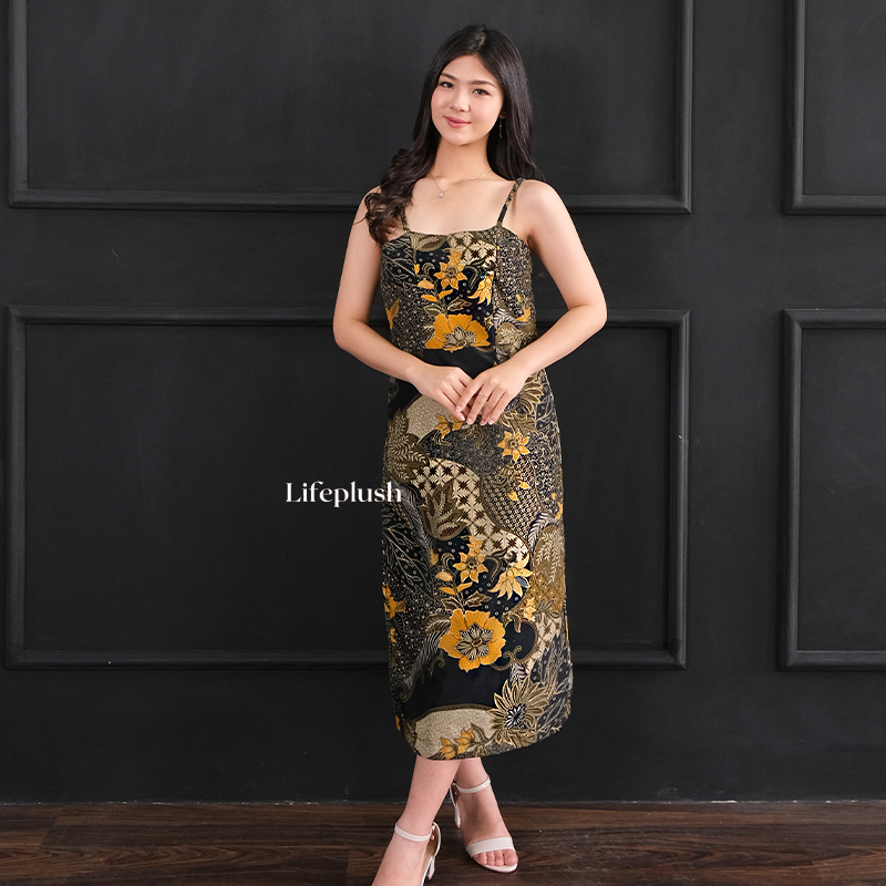 Jual Dress Batik Modern Couple Organza Bordir Mewah Wanita Pesta Kondangan Cantik- Lifeplush ...