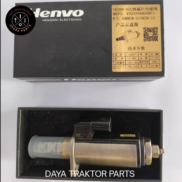 Jual SOLENOID VALVE TRAVEL UNLOAD SK200-8 SK200-10 YN35V00048F1 HENVO ...