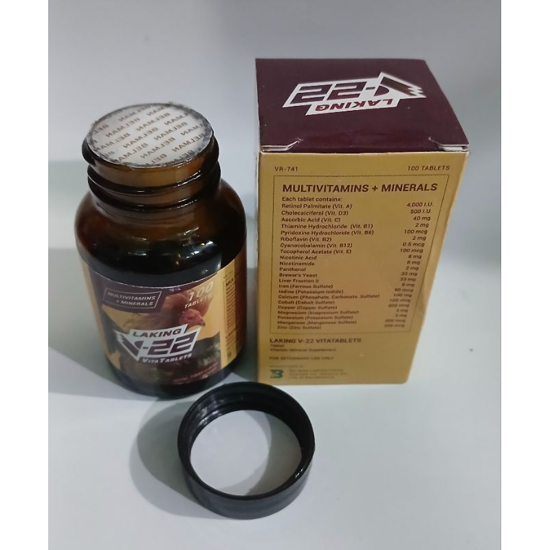 Jual VITAMIN AYAM ADUAN V22 DOPING SUPLEMENT MULTIVITAMIN DAN MINERAL ...