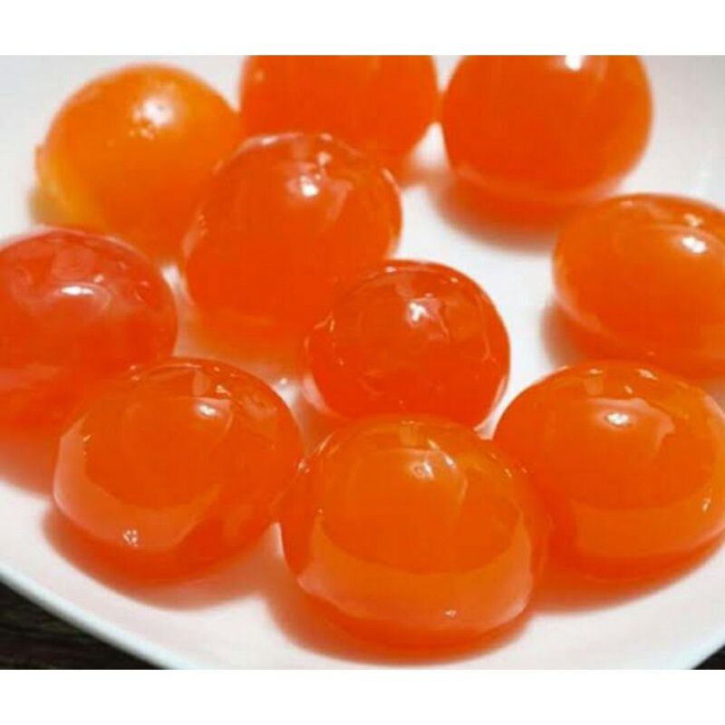 Jual Kuning Telur Asin Mentah | Manik Cendil Kuning Telor Bebek Asin ...